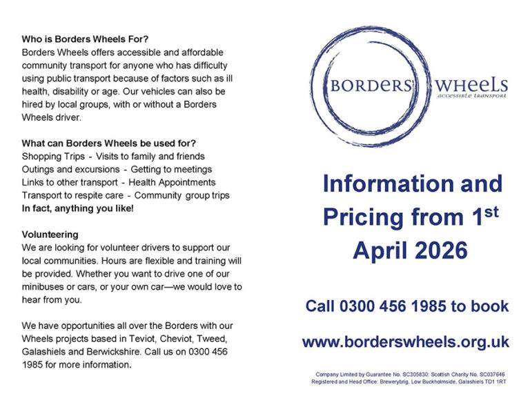 Community Transport – Borders Wheels